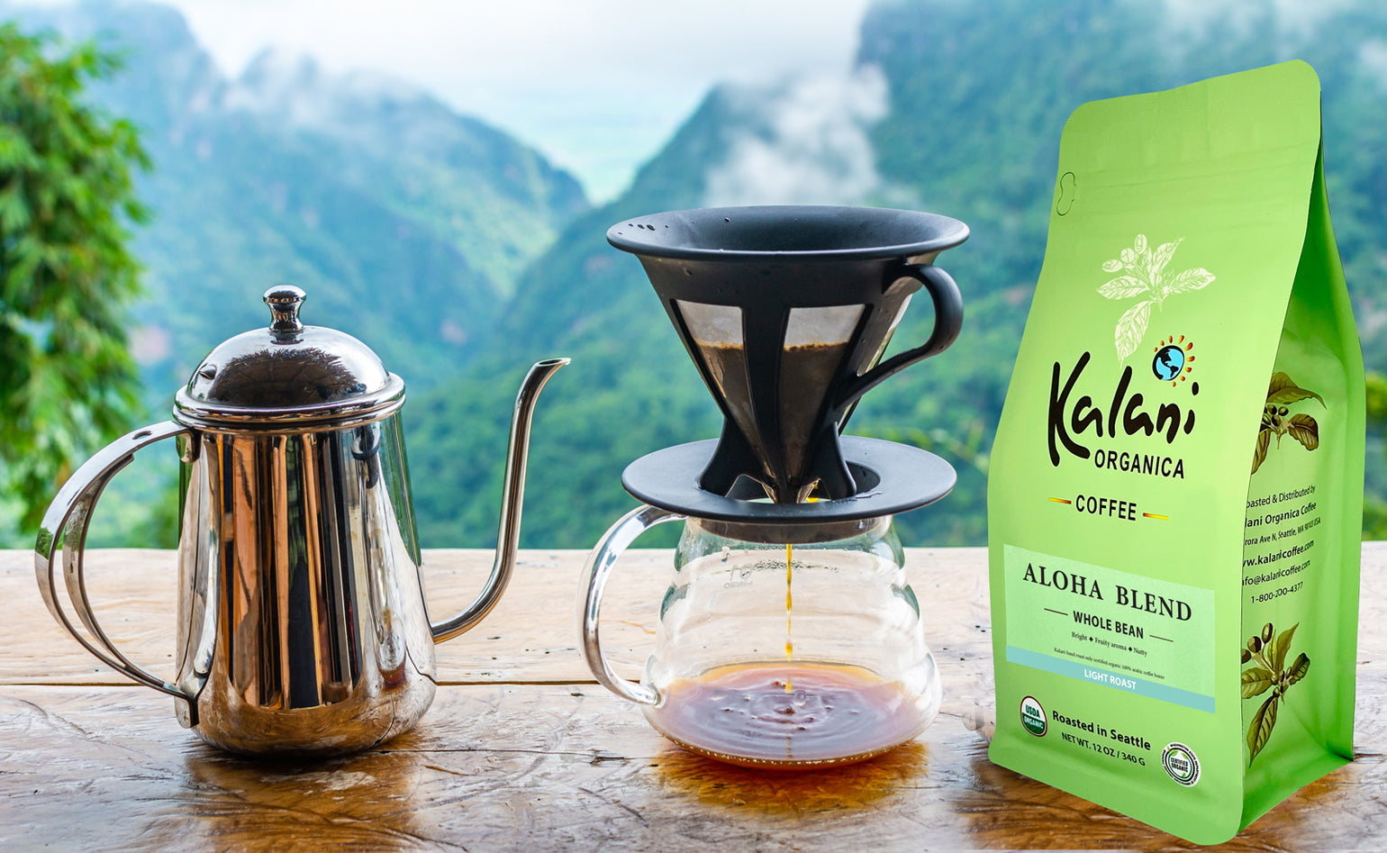 Kalani Organica Coffee | Certified Organic & Fair Trade Fresh Roasted ...